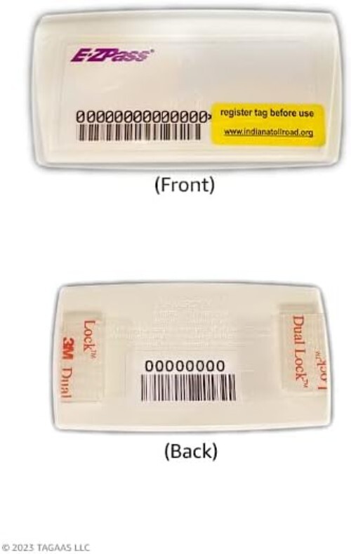 Compact E-ZPass Transponder 2-Pack - Works Seamlessly Across Indiana ...