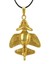 24k GP Quimbaya Ancient Flyer |Golden Jet-10 Pendant Necklace| Across ...