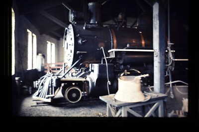 Railroad Slide - East Broad Top Steam Locomotive 1973 Inside Engine ...