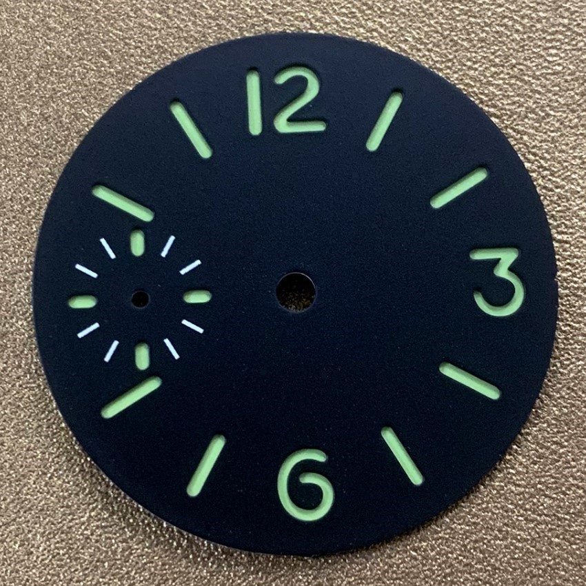 34.5mm Luminous Watch Dial Face for ETA 6497/6498 Manual Mechanical ...