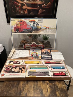 1988 Bachmann Rail Blazer Train With Trestle Bridge Vintage Includes ...