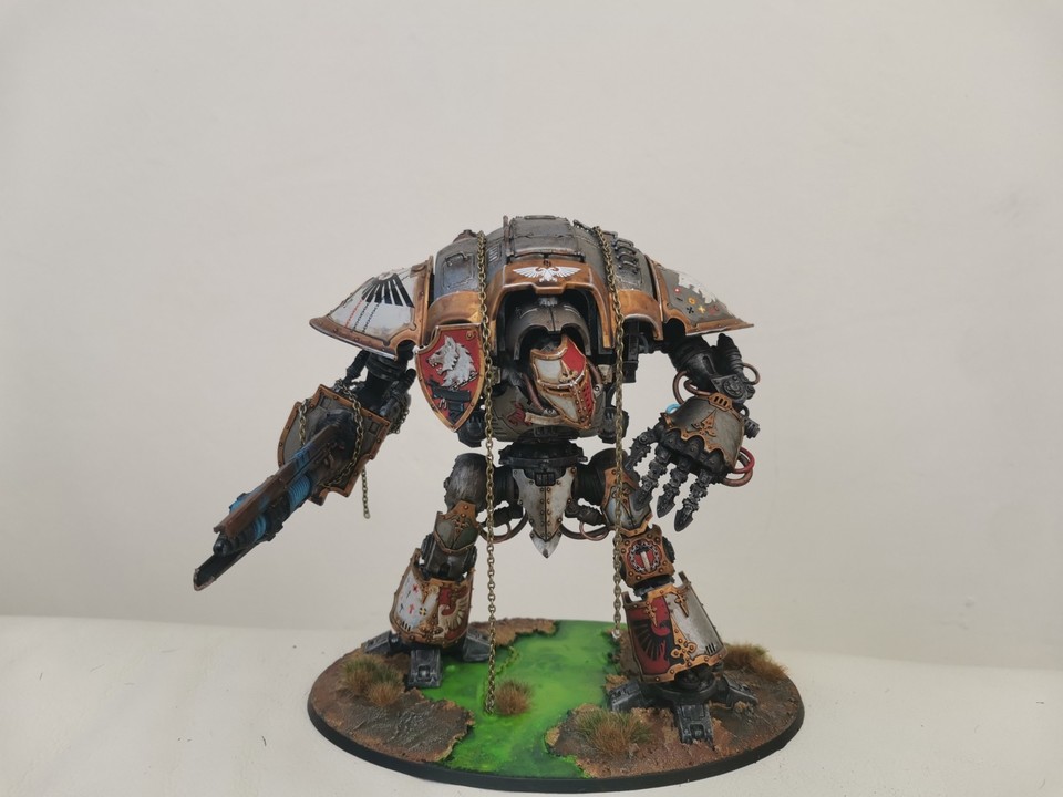 Warhammer 40k Imperial Knights Canis Rex lvl 4 pro Painted. | eBay