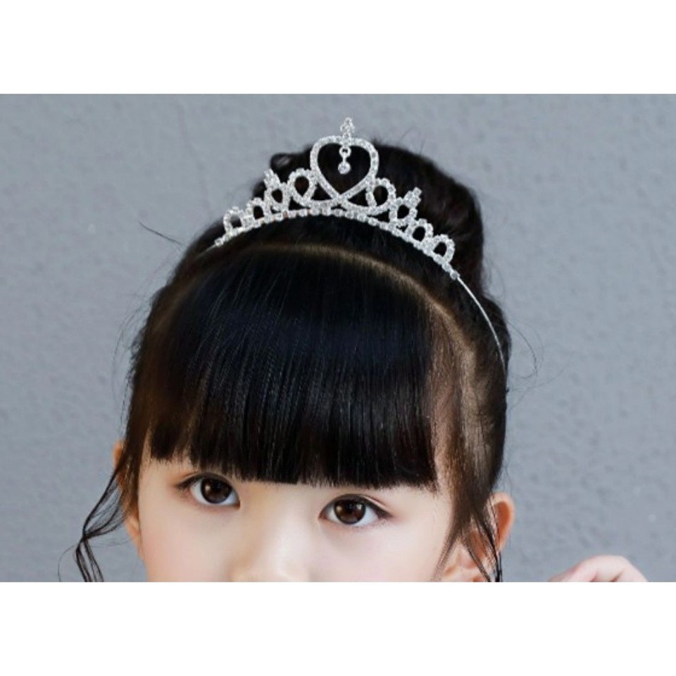 For Girls For Kids Princess Crown Kids Tiara Birthday Party Heart ...