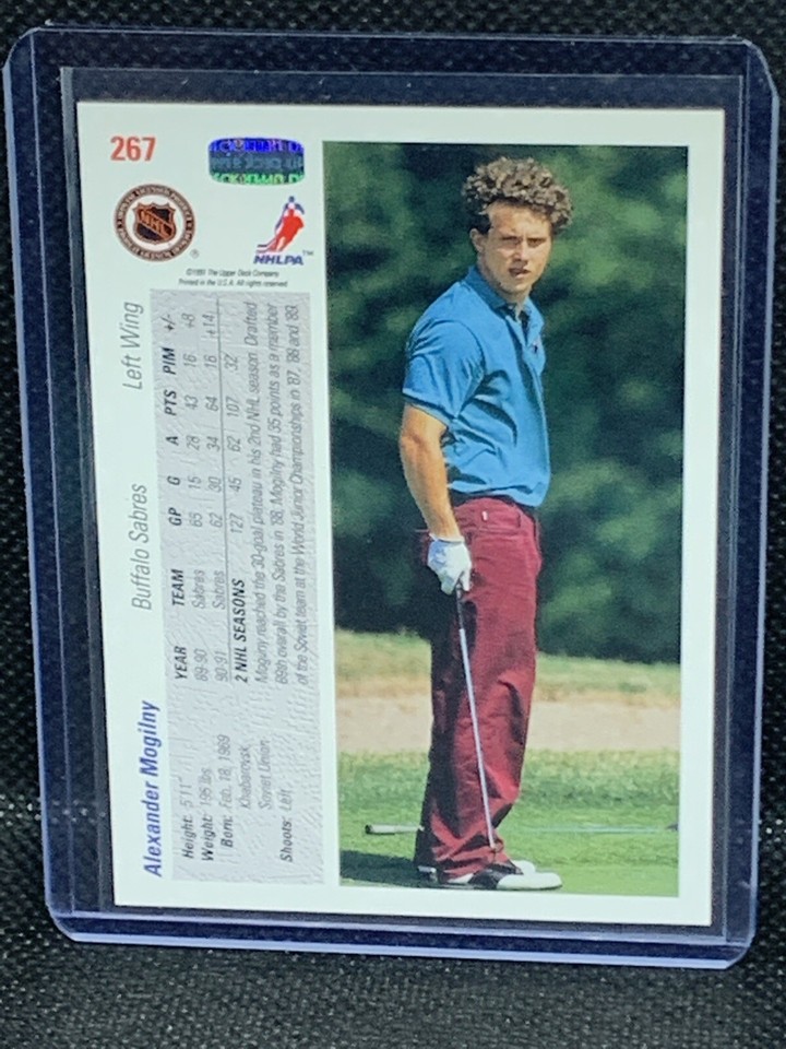 Alexander Mogilny 1991-92 Upper Deck #267 Buffalo Sabres b | eBay