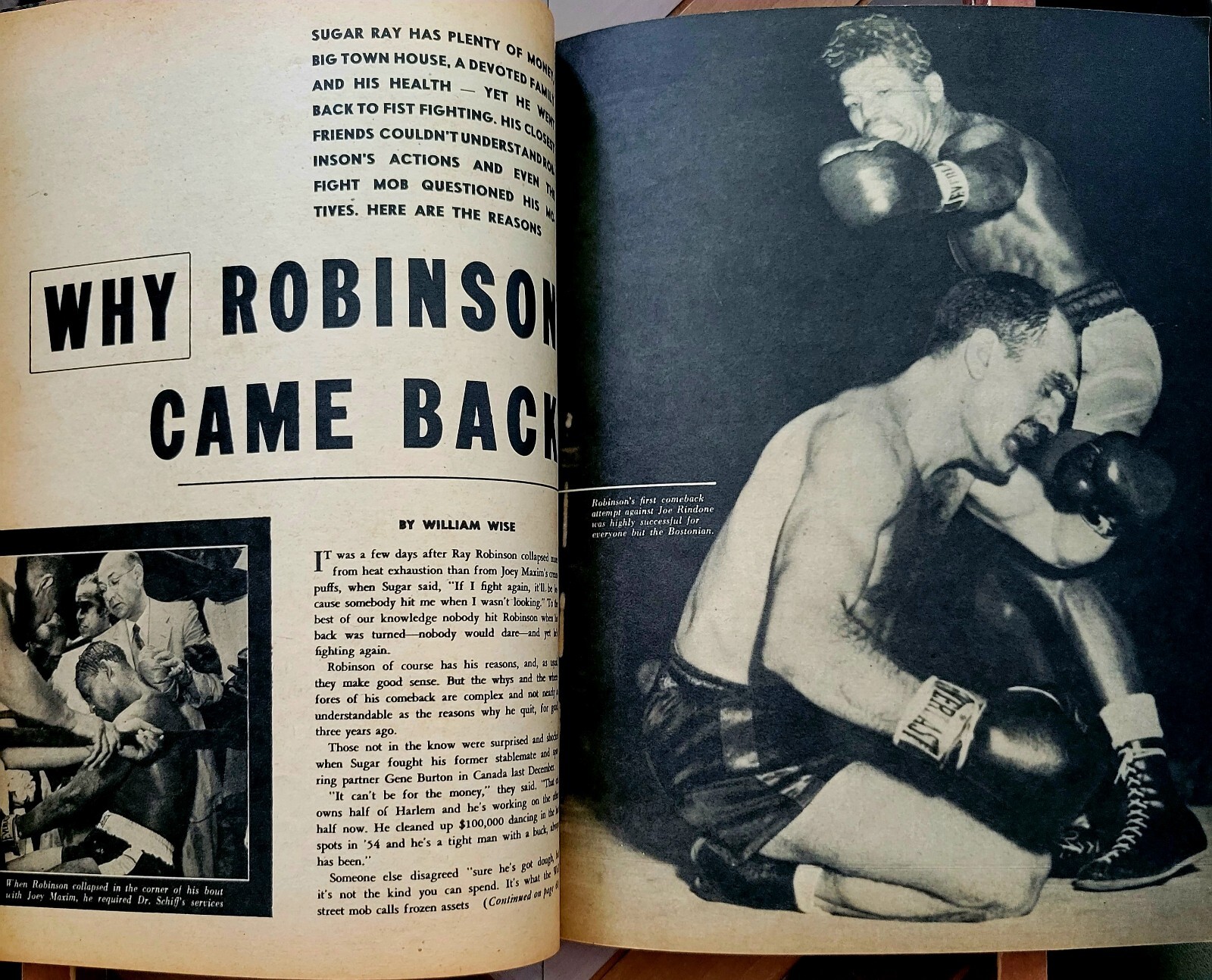 Boxing & Wrestling Magazine Vol.5 #10 VG (1955) Jimmy Carter/Buddy ...