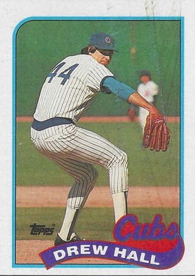 1989 Topps Drew Hall - Chicago Cubs #593 Mint | eBay