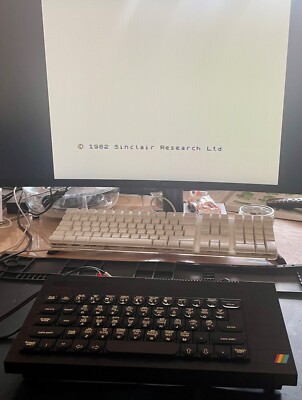 ZX Spectrum 48K+ (Plus). TESTED & WORKING. With Modern PSU. Composite ...