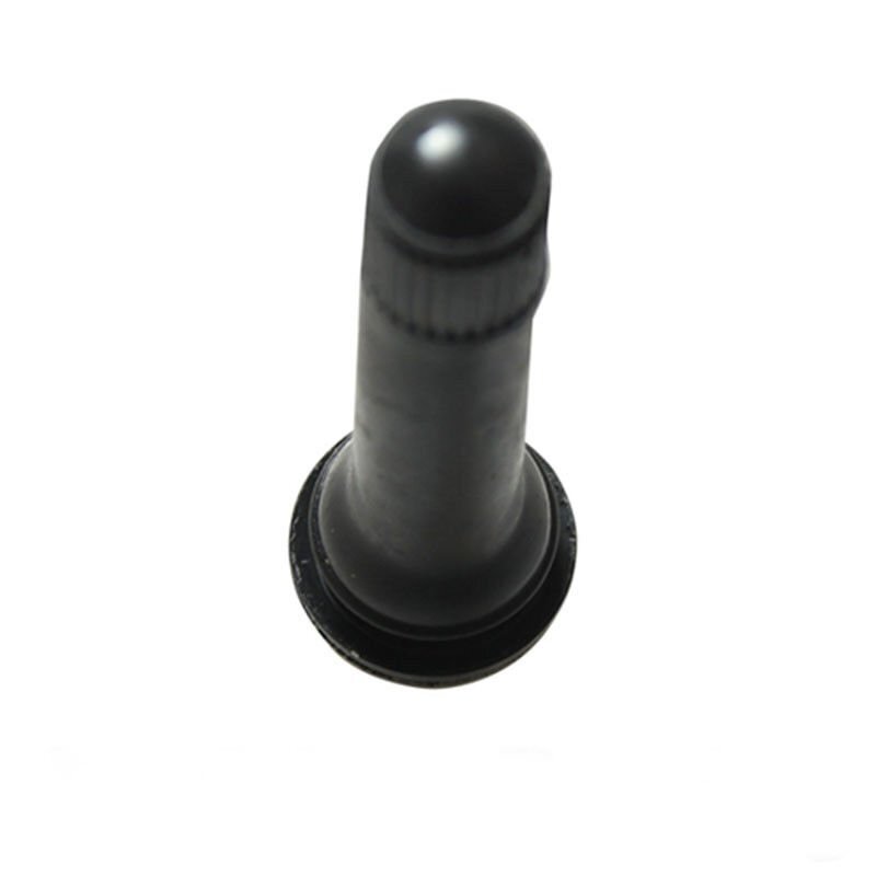 (25) TR418 STANDARD 2" SNAP IN TUBELESS BLACK RUBBER TIRE VALVE STEM TR ...