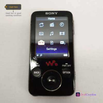 SONY NWZ-E436F DIGITAL MEDIA PLAYER 4GB MP3 RETRO PLAYER NO ACCESSORIES ...