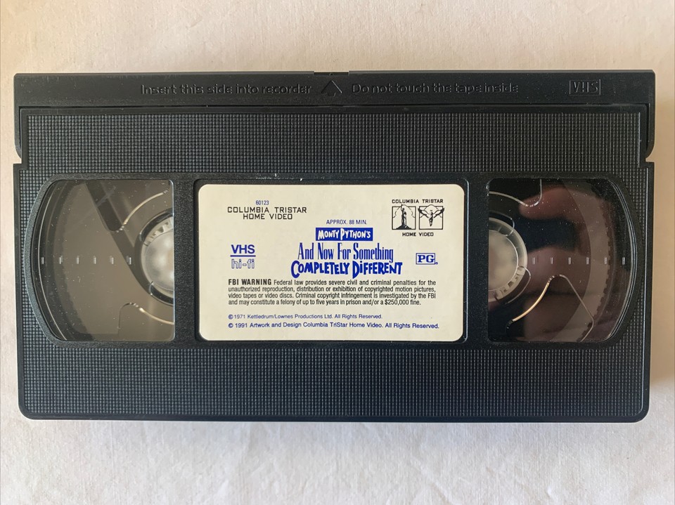 Monty Python's: And Now For Something Completely Different VHS Comedy ...