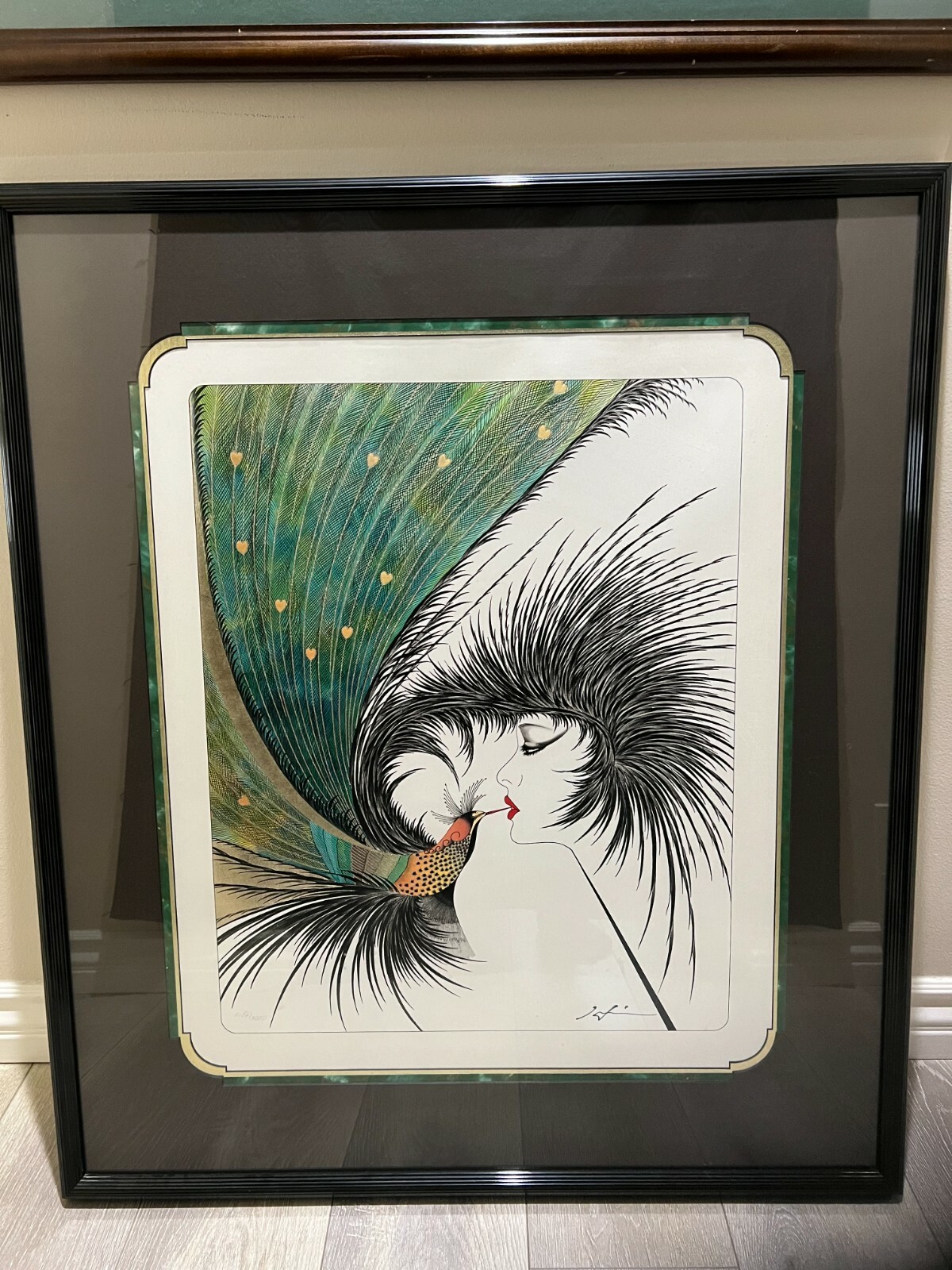 Hisashi Otsuka "Royal Kiss" Serigraph Print, Signed & Numbered, Framed ...