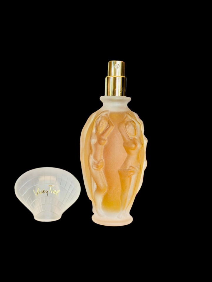 Vicky Tiel Originale Eau De Parfum Spray 3.3 Oz Vintage Frosted Glass ...