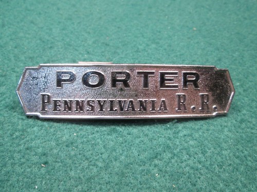 PRR Pennsylvania Railroad PORTER Hat Badge | eBay