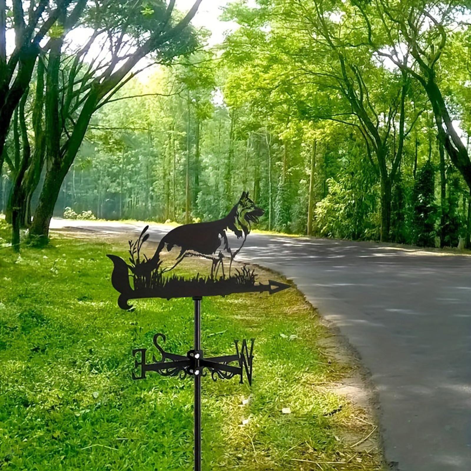 Dog Weathervane Wind Vane Animal Metal Weather Vane for Outdoor Roof | eBay