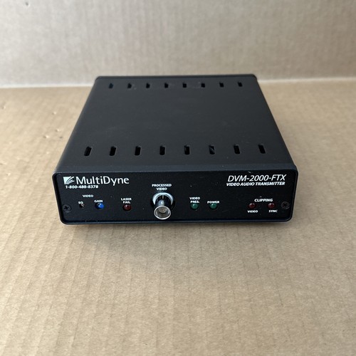 MultiDyne DVM-2000-FTX Video Audio Transmitter UNTESTED AS IS | eBay