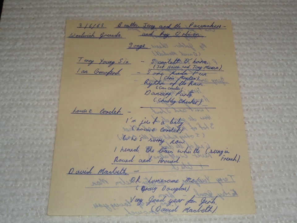 Beatles 1963 Woolwich Granada London Rare Program w/ Set List for ...