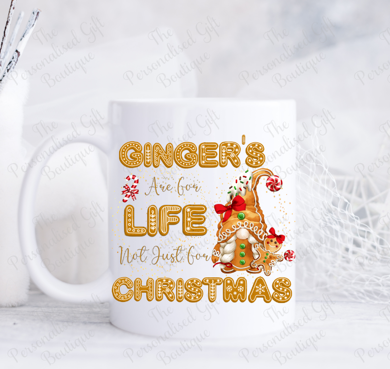 Funny Gingerbread Christmas Mug Cup Gingers Are for Life Not Just for Christmas | eBay UK