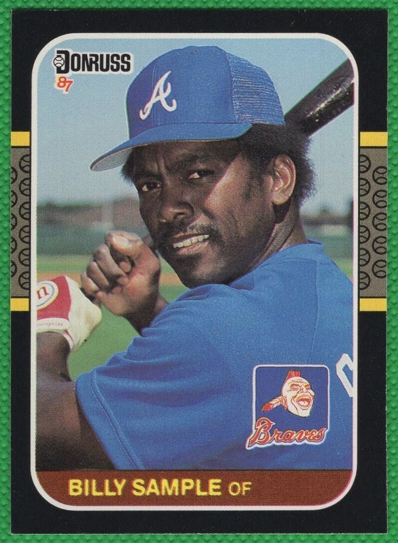 Billy Sample - 1987 Donruss #143 - Atlanta Braves Baseball Card | eBay