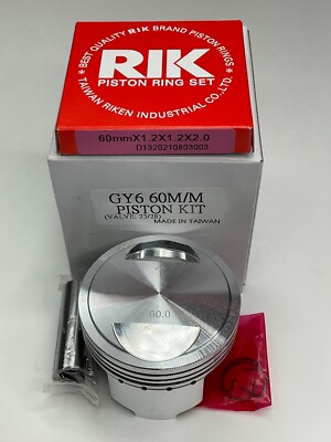 SCOOTER GY6 150cc 60mm High Compression Piston kit | eBay