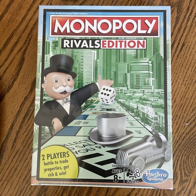 Monopoly Rivals Edition | 2 Player Game | Hasbro Gaming | Brand New ...