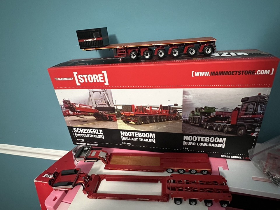 WSI 1:50 Mammoet Set 301196 Moduletrailer, Ballast Trailer, Euro ...