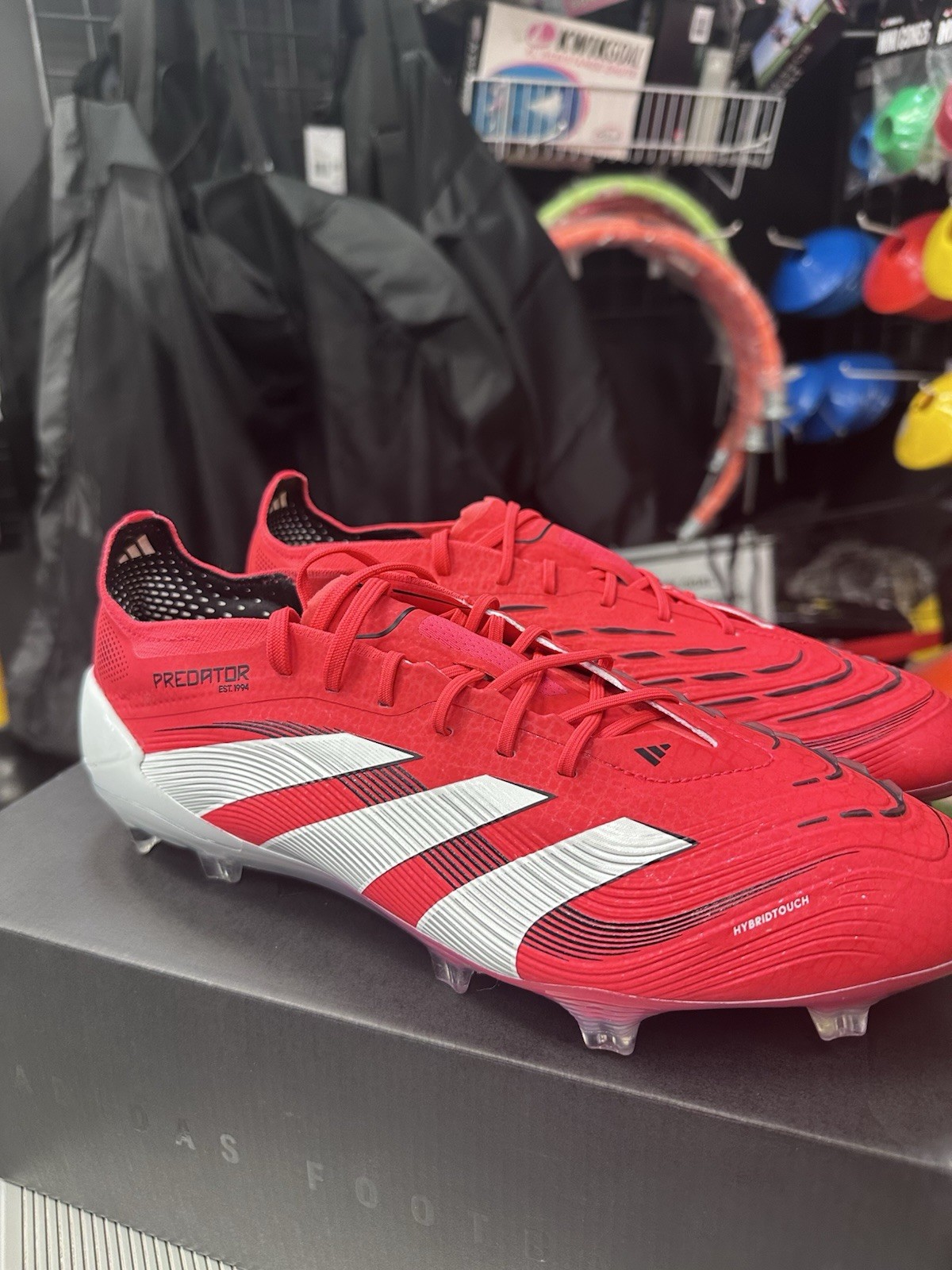 ADIDAS PREDATOR ELITE FG RED SIZE 10 US ID3882 | eBay