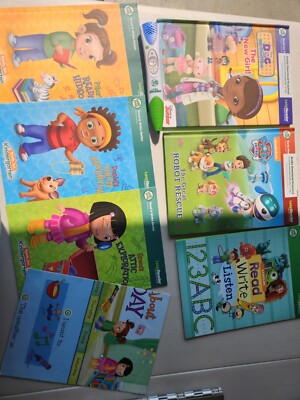 Leapfrog Leap Reader Leapreader Green Pen With 6 Books | eBay