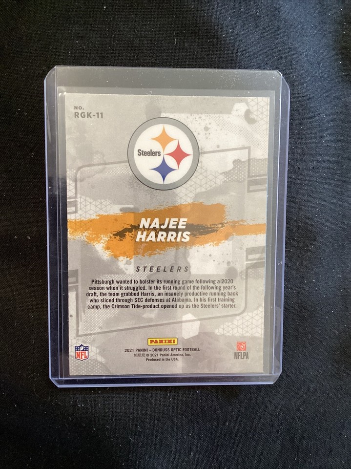 2021 Donruss Optic Najee Harris RC #RGK-11 Rookie Gridiron Kings. JT9 ...