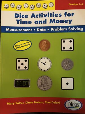 Didax Dice Activities for Time and Money Book Grades 1 - 3 Data ...