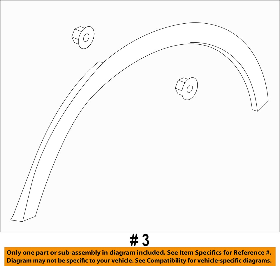 Cadillac GM OEM 17-18 XT5 QUARTER PANEL-Wheel Opening Molding Left ...