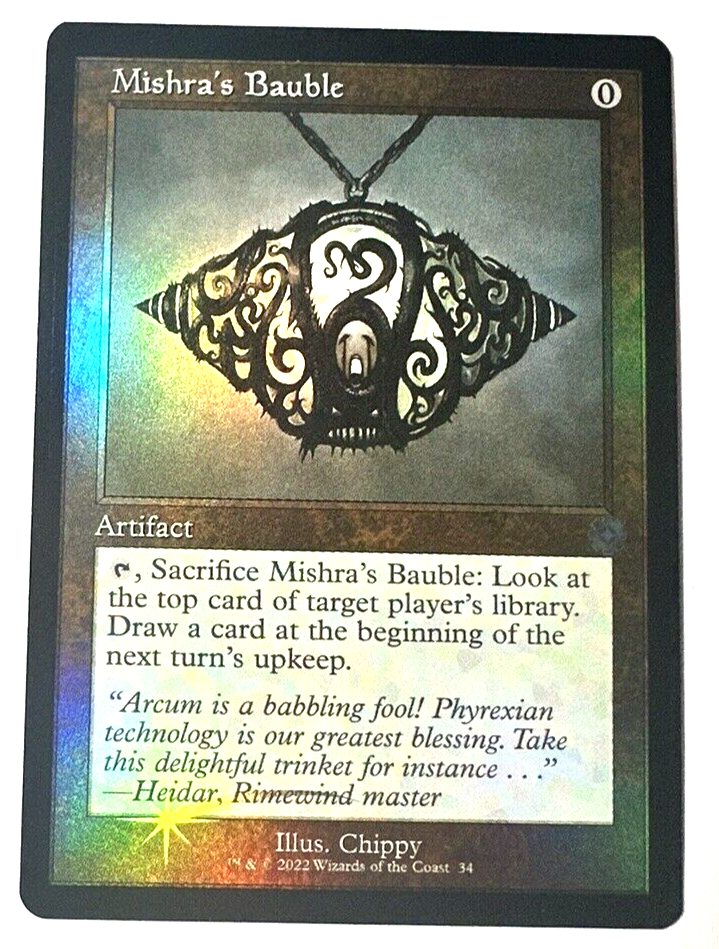 MISHRA'S BAUBLE MAGIC THE GATHERING CARD UNCOMMON ARTIFACT THE BROTHERS ...