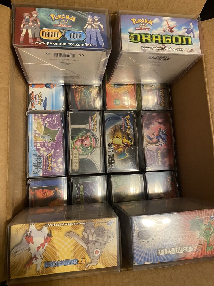 💎MASTER SET - Pokémon Empty Booster Box Collection - 100+ Boxes! 1999 ...