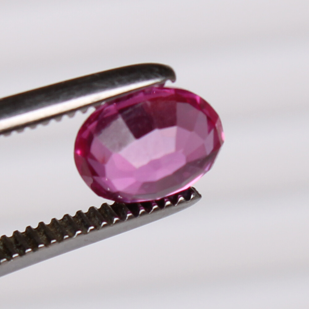 Natural Pink Color Sapphire 3.25 Ct Oval Cut Loose Certified Gemstone ...