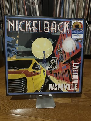 NICKELBACK Live From Nashville NEW 2LP RED/YELLOW SPLATTER W/HYPE ...