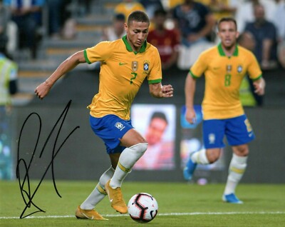 Brazil Richarlison Autographed Signed 8x10 EPL Photo COA #8 | eBay