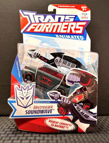 Transformers Animated Electrostatic Soundwave & Ratbat - NEW Sealed MOC ...