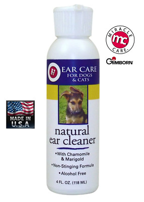 Gimborn Miracle Care R-7 ALL NATURAL EAR CLEANER Wash Pet Dog Cat ...