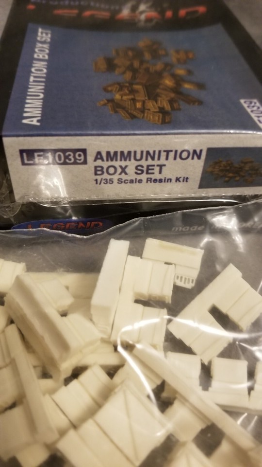 Legend 1/35 US Army Ammunition Component Box Mk.3 Mod.1 Set (15 Boxes ...