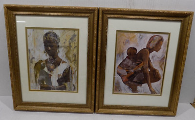 Marta Gottfried X2 Framed & Matted Art Prints-Tranquility & Destiny 16 ...