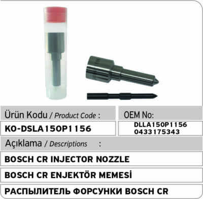 DSLA150P1156 Bosch Injector Nozzle 0433175343 for 0414720210 0414720121 ...