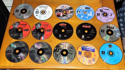 Lot of 24 PS1 Game Collection Discs Only Tested and Working Playstation ...