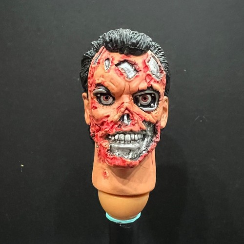 Hot Toys Mms02 The Terminator – T-800 Battle Damaged Head Sculpt 1/6 ...