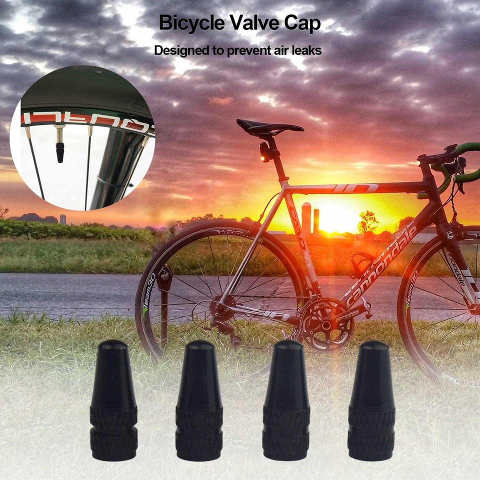 Bicycle Valve Cap 4pcs Presta Valve Caps Colorful Bike Tire Valve Stem ...
