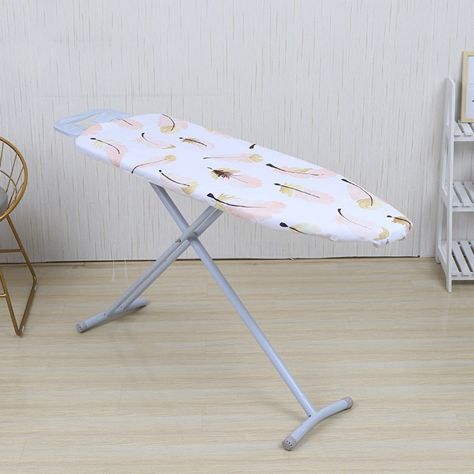 Heat Resistant Drawstring Ironing Board Cover Pink Feathers Green ...