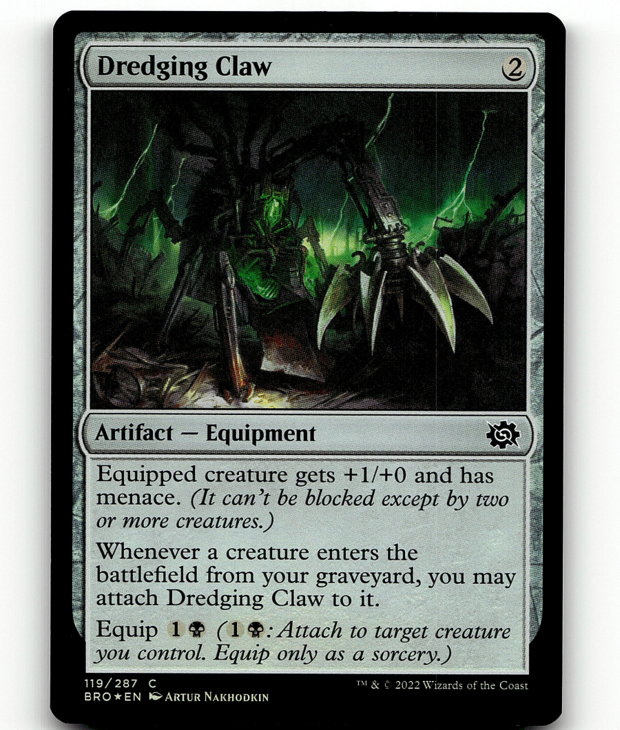 MTG Dredging Claw 119/287 FOIL The Brothers' War Common | eBay