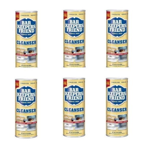 6 Pack BAR KEEPERS FRIEND All-Purpose Bathroom Kitchen Cleaner And ...
