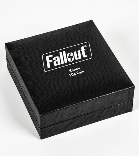 Fallout Gained Lost Karma Flip Coin Blue Red FNV Authentic Bethesda ...