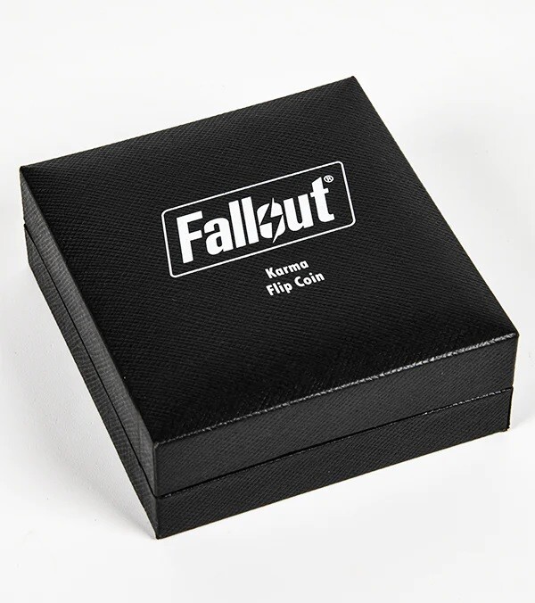 Fallout Gained Lost Karma Flip Coin Blue Red FNV Authentic Bethesda ...