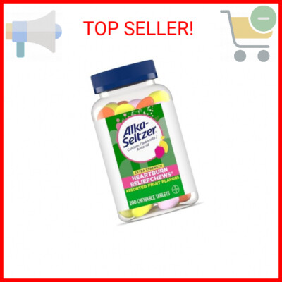 Alka-Seltzer Extra Strength Heartburn Relief Chews, Assorted Fruit Antacid Table | eBay