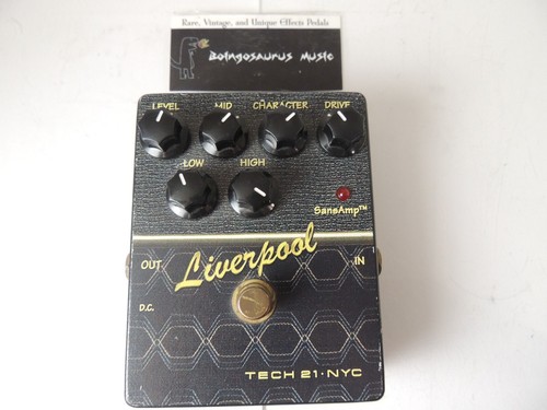 Tech 21 Liverpool Sansamp Character Series Overdrive Effects Pedal Free ...